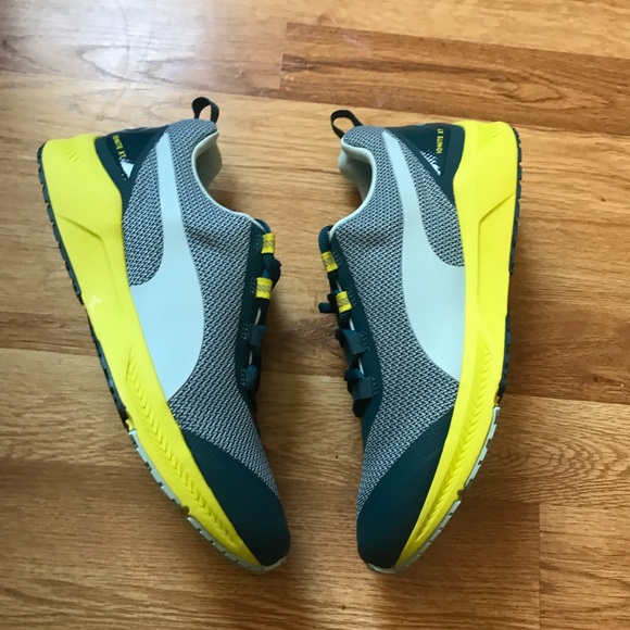 Puma | Shoes | Puma Ignite Xt Sneakers Teal Yellow | Poshmark